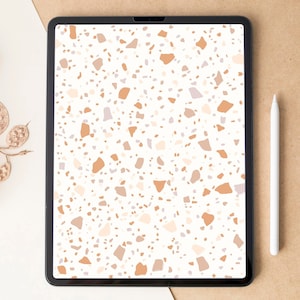 Terrazzo iPad Wallpaper | Boho Tablet Home Screen - Etsy