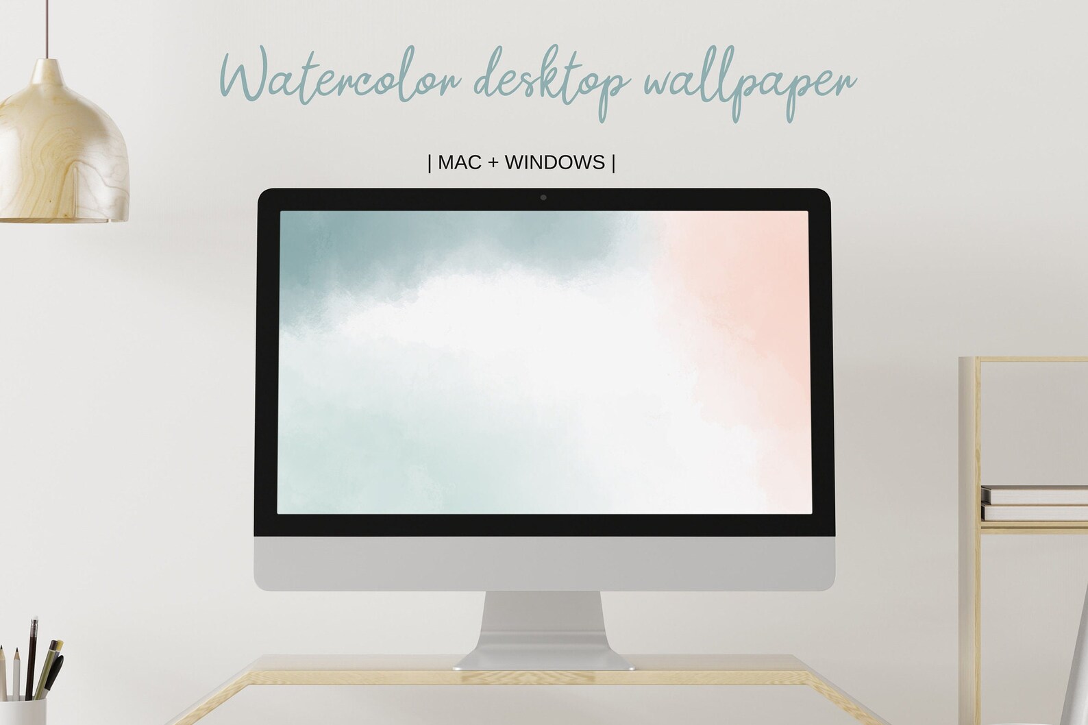 Abstract Desktop Background Watercolor Desktop Wallpaper - Etsy