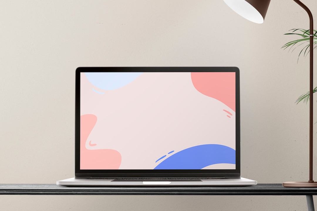 Abstract Pastel Desktop Wallpaper: Modern Computer Screensaver - Etsy