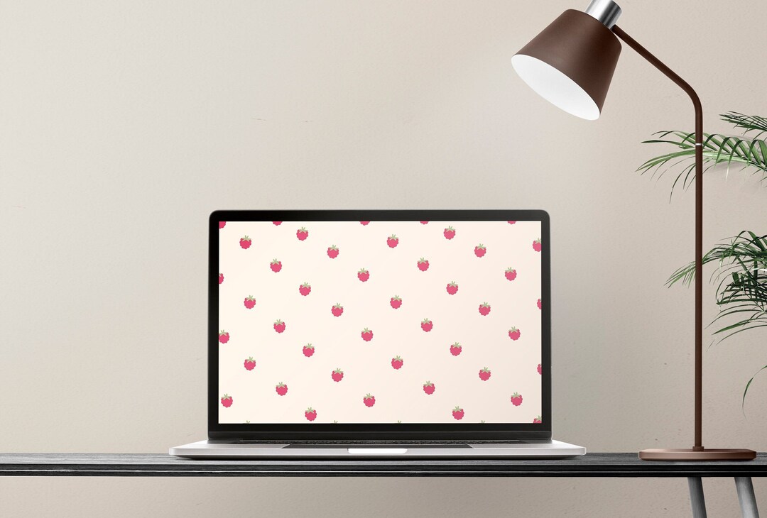 Raspberries Desktop Background | Summer Computer Wallpaper | Cute ...