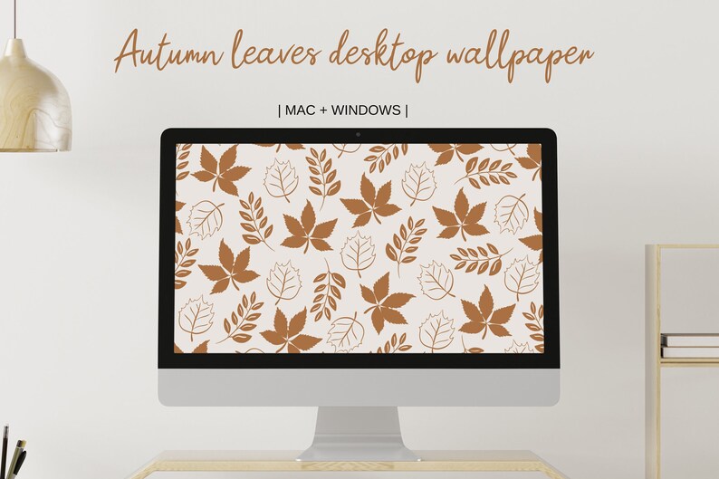 Autumn Desktop Wallpaper Fall Aesthetic Desktop Background - Etsy