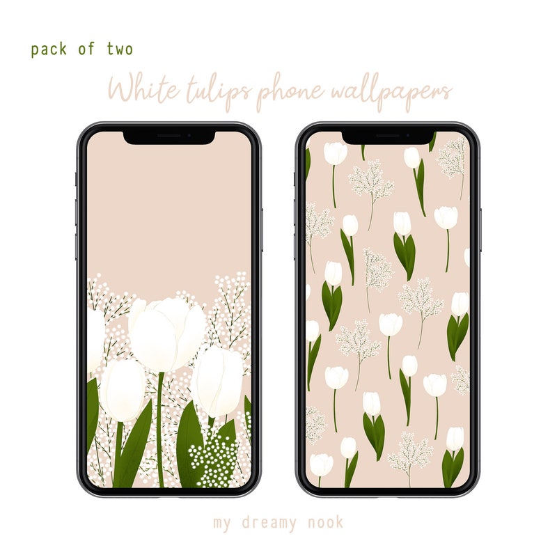 Tulip Wallpaper - Etsy