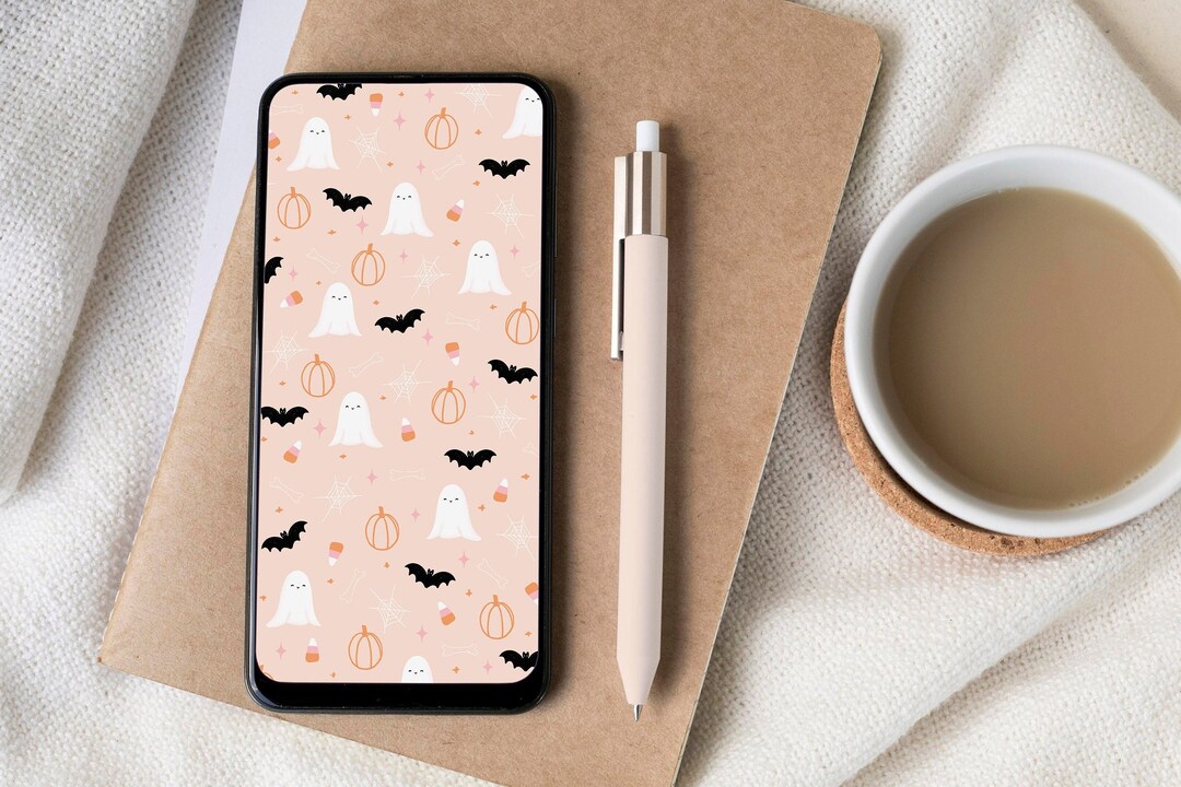 Halloween Phone Lock Screen | Ghost iPhone Wallpaper | Spooky Phone ...