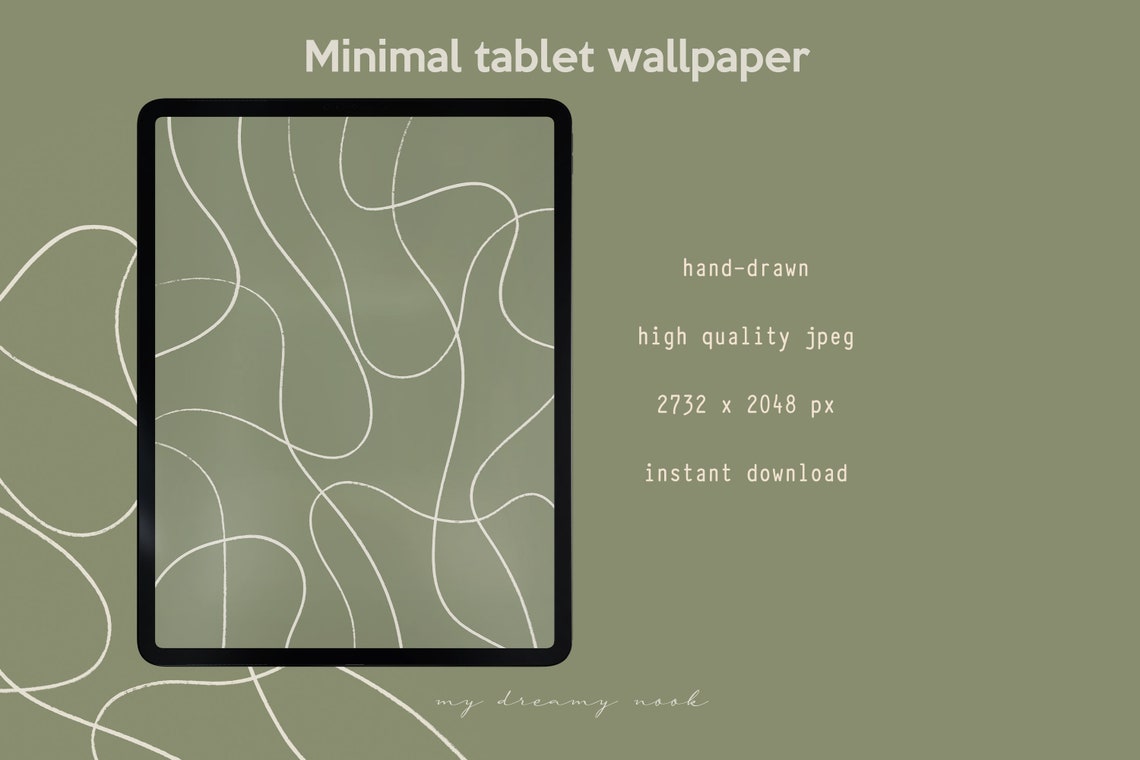 Boho Ipad Wallpaper Minimal Ipad Lock Screen Boho Home - Etsy