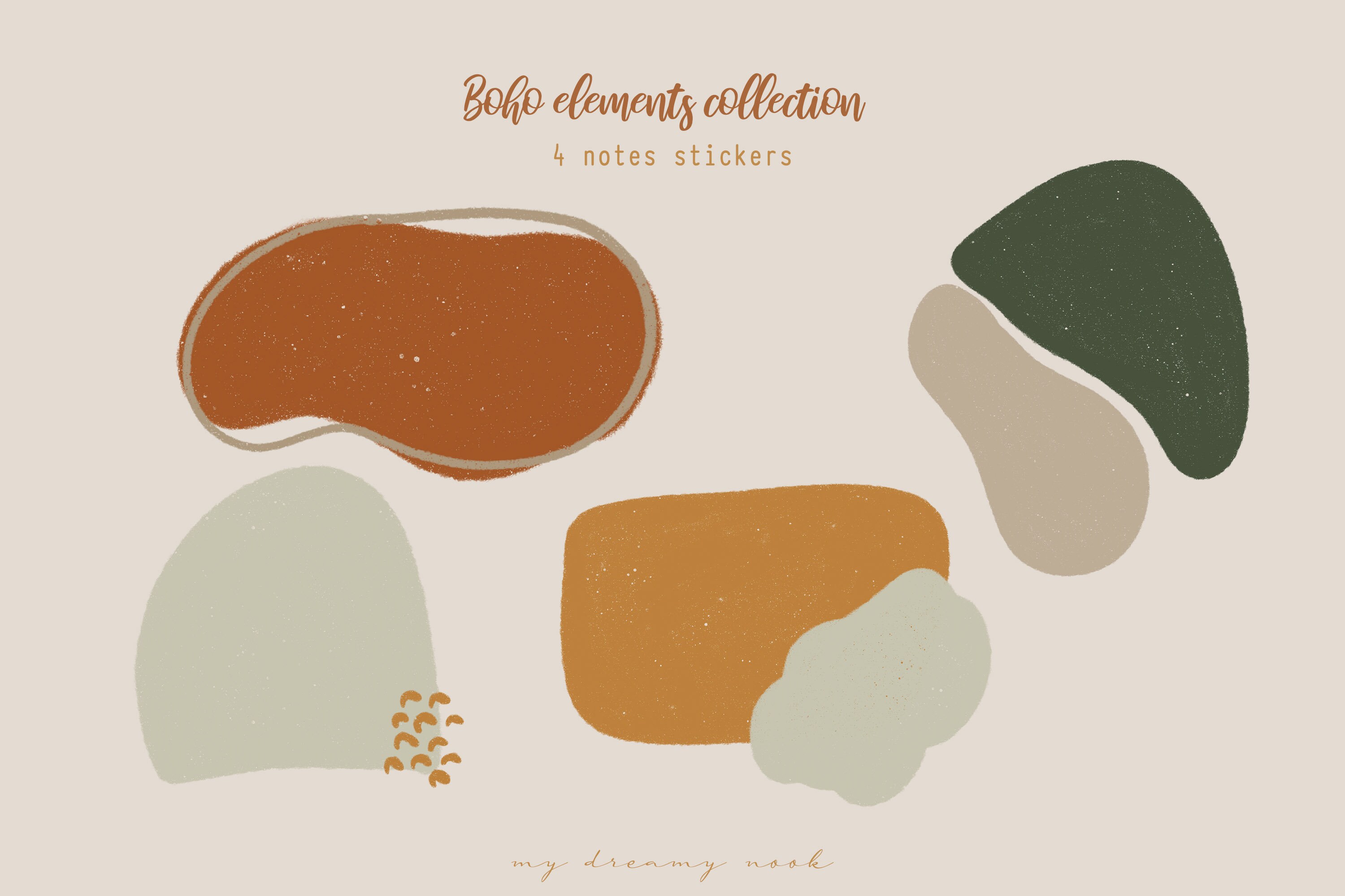 Abstract Digital Stickers Digital Planner Washi Tape | Etsy