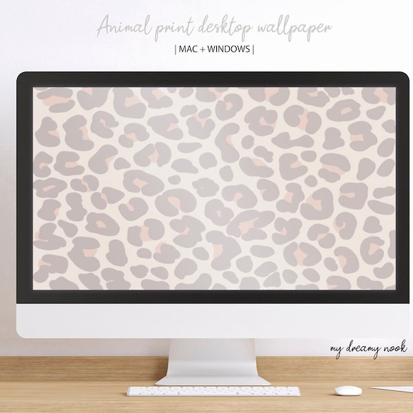 Cheetah Print Desktop Wallpaper - Etsy