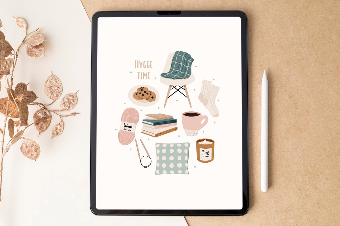 Cozy Time Lock Screen | Hygge iPad Wallpaper | Autumn Tablet Home ...