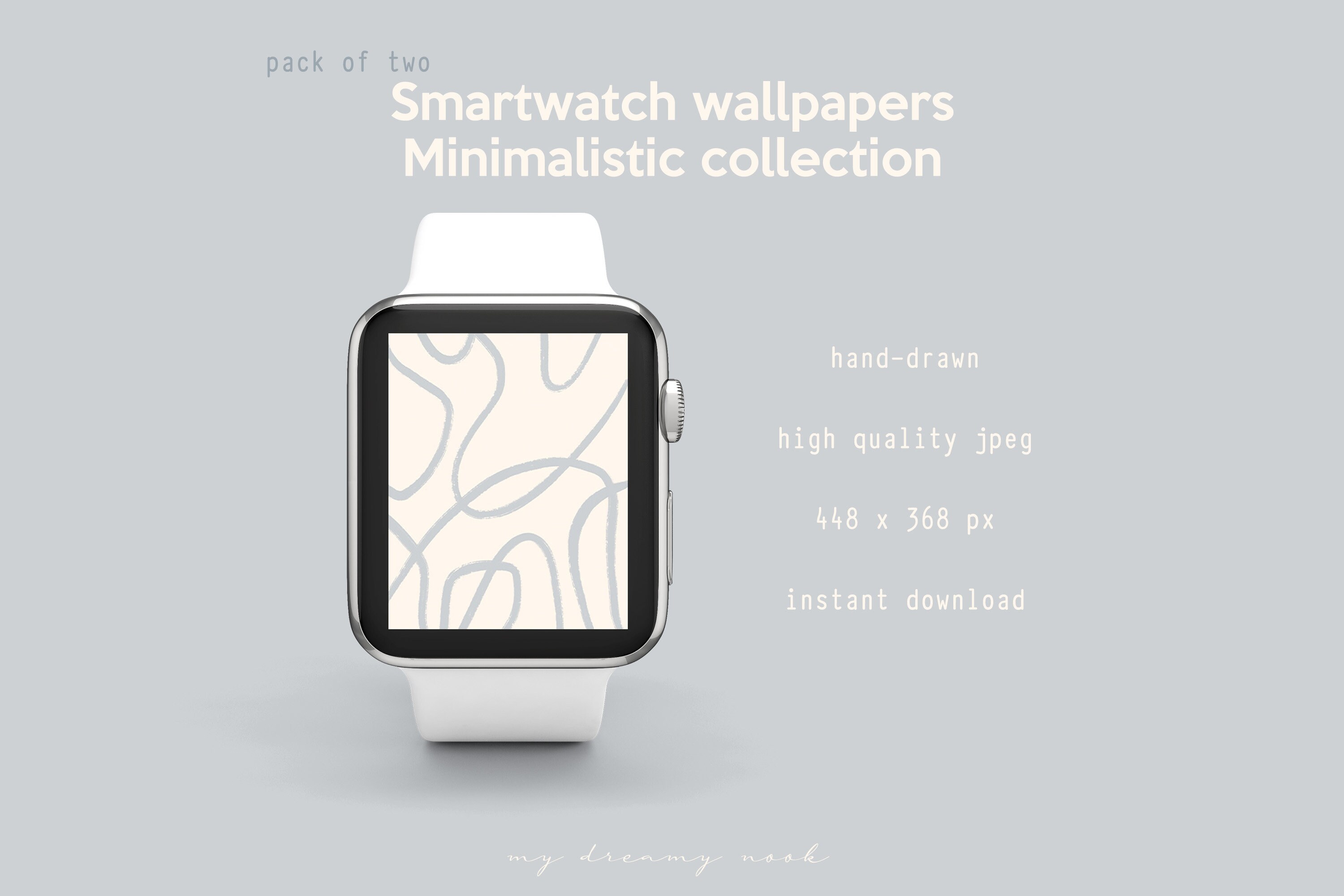 Apple Watch Background Smartwatch Face Watch Minimal | Etsy