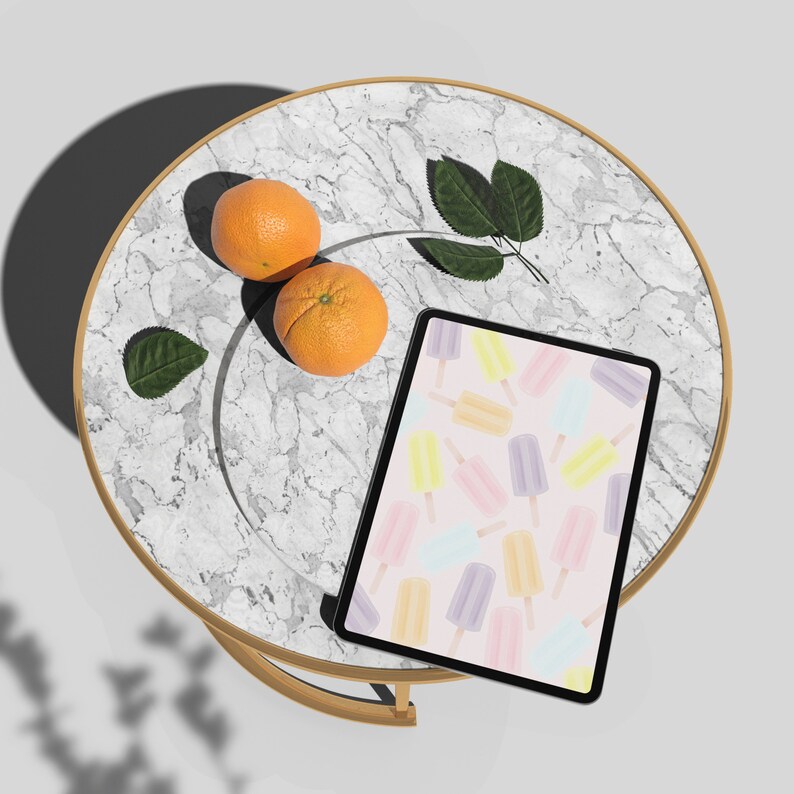 Pastel Ipad Background Ipad Wallpaper Ice Cream Tablet - Etsy