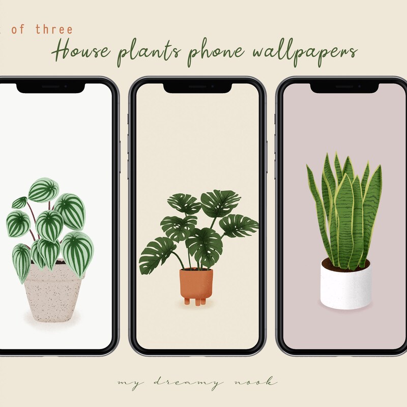Plant Wallpaper - Etsy