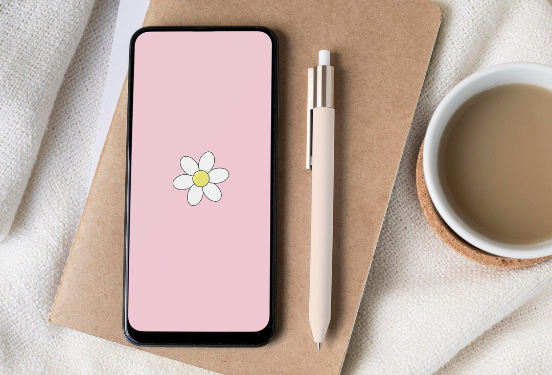 Flower iPhone Wallpaper | Daisy Phone Lock Screen | Pink iPhone ...