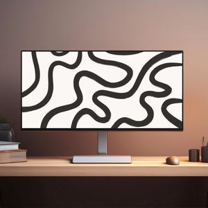 Minimal Desktop Wallpaper | Modern Desktop Screensaver - Etsy