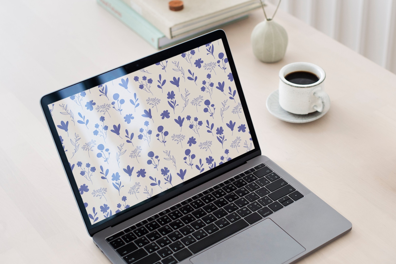 Veri Peri Desktop Wallpaper Floral Desktop Background MAC - Etsy