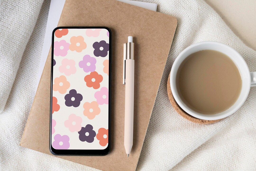 Cute iPhone Wallpaper | Flowers Phone Background | Boho Home Screen ...