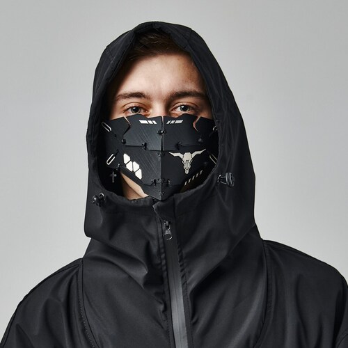 Techwear Cyberpunk Mask Puck 3D Model STL - Etsy