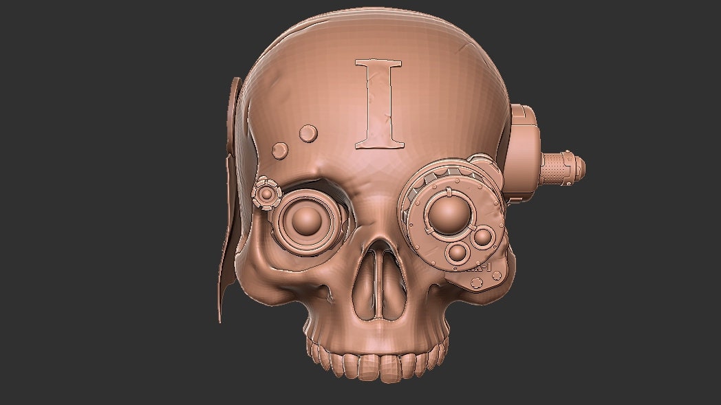 Imperial Servo Skull [3D STL] - Etsy