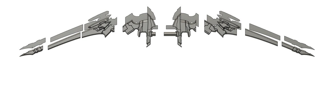 Cyberpunk Bow 3D Model STL (Instant Download) - Etsy