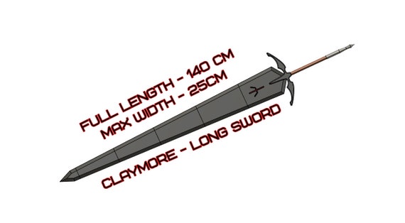 Claymore Sword Drawing