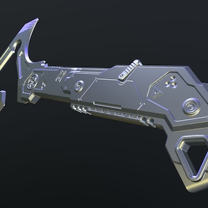 Cyberpunk\techwear Cosplay Axe\tomahawk [3D Model Stl] - Etsy