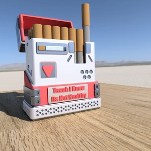 Cyberpunk Cigarette Case 3D Model STL - Etsy