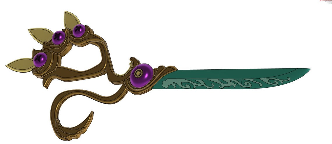 League of Legends Gwen Scissors Cafe Cuties Skin 3D Model STL - Etsy