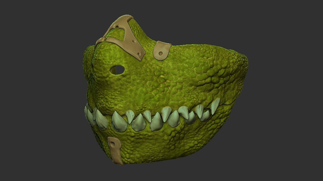 Articulated Reptile\lizard Cosplay Mask [3D STL] - Etsy