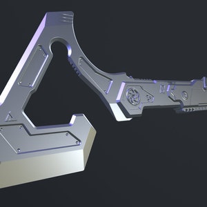 Cyberpunk\techwear Cosplay Axe\tomahawk [3D Model Stl] - Etsy