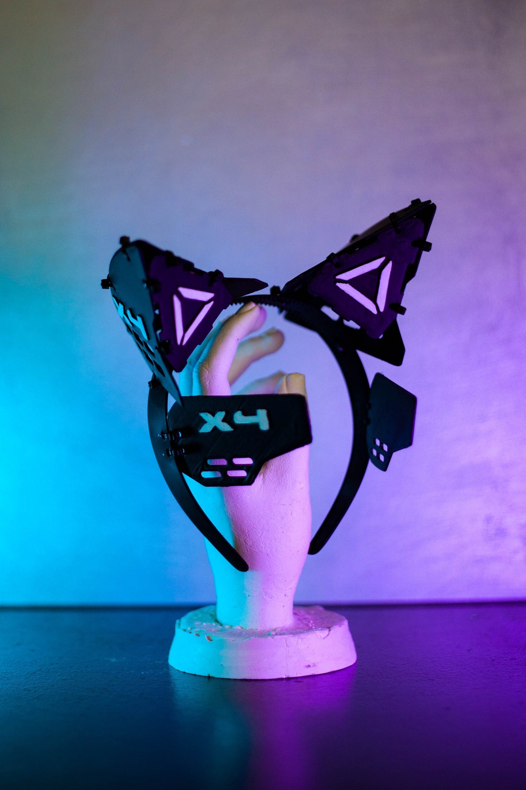 Cyberpunk Techwear Cat Ears X-4 - Etsy