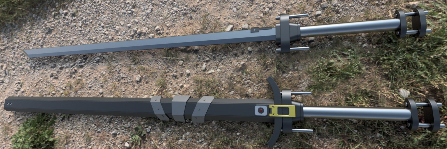 ZZZ Cyberpunk Miyabi Katana [3D STL] - Etsy