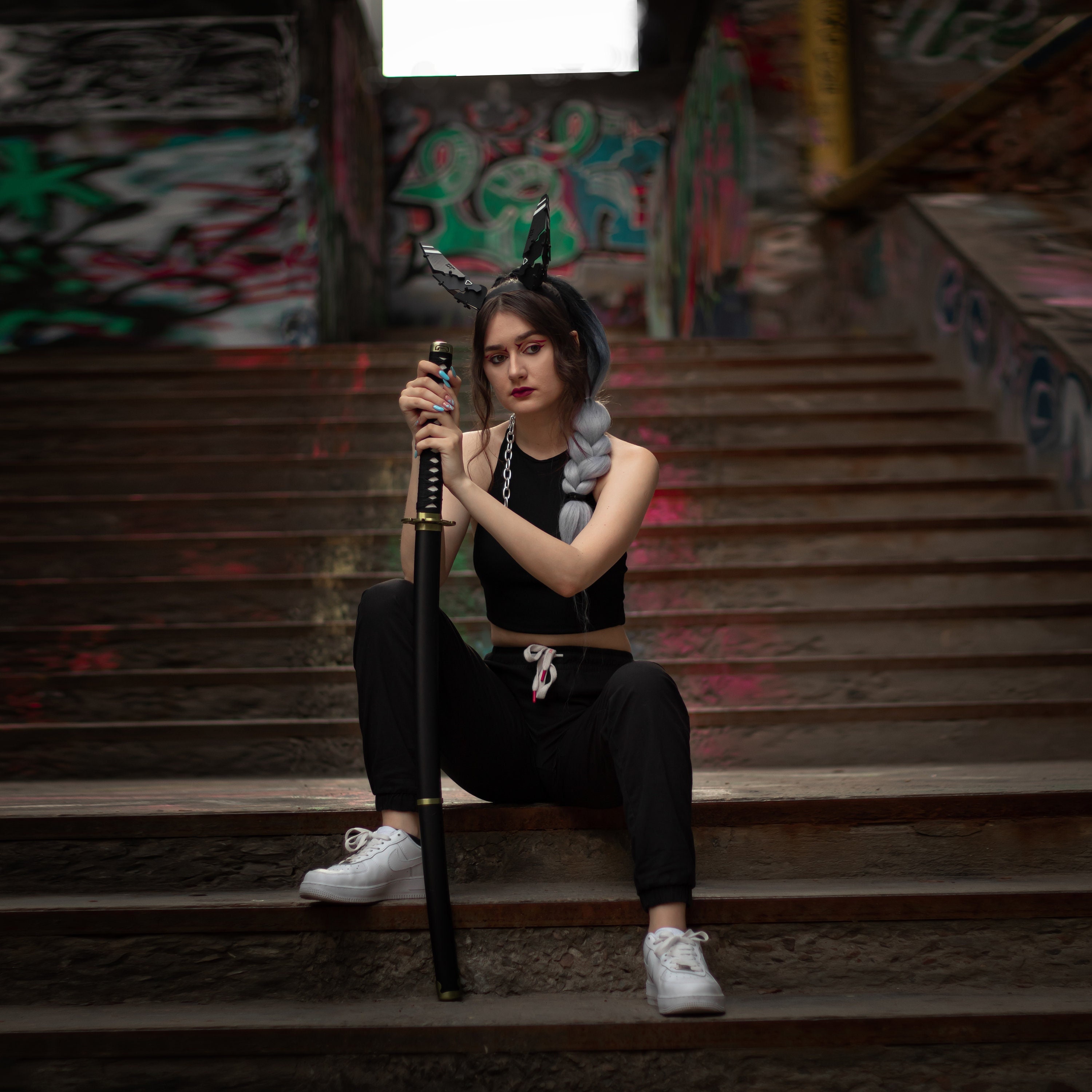 Cyberpunk Techwear Cat Bunny Ears 3D Model STL - Etsy Canada