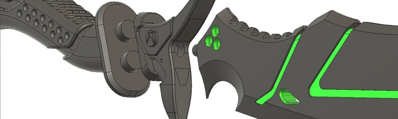 Cyberpunk Machete [3D STL] - Etsy