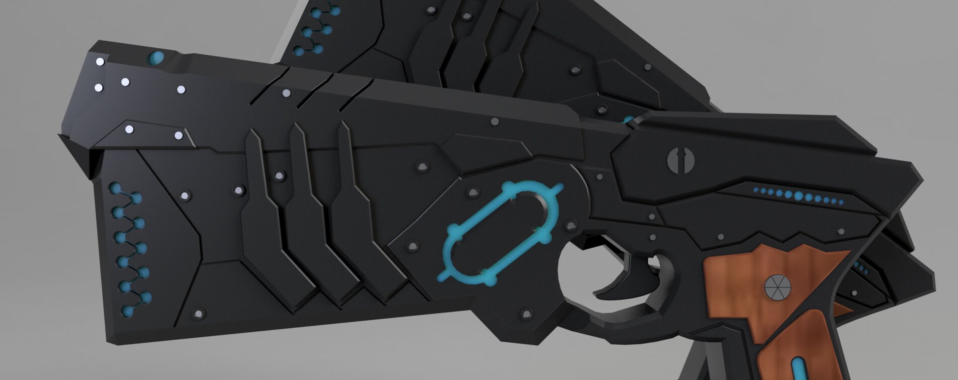 Dominator Pistol From Psycho Pass Anime STL Cosplay - Etsy Australia