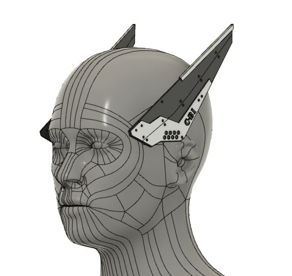 Cyberpunk Techwear Cat Ears CB-1 3D Model STL - Etsy Canada