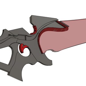 Cyberpunk LED Sword 3D Model STL - Etsy