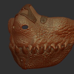 Articulated Reptile\lizard Cosplay Mask [3D STL] - Etsy