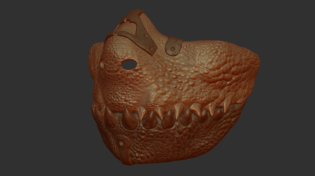 Articulated Reptile\lizard Cosplay Mask [3D STL] - Etsy