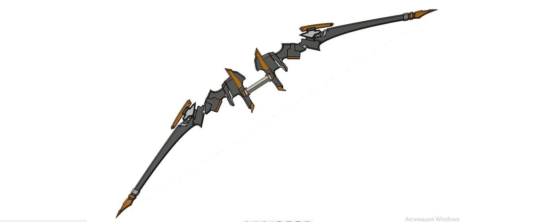 Cyberpunk Bow 3D Model STL - Etsy