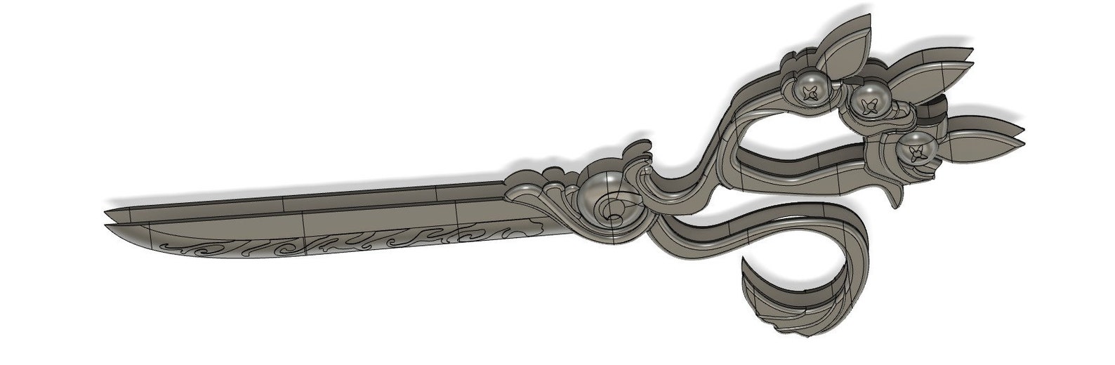 League of Legends Gwen Scissors Cafe Cuties Skin 3D Model STL - Etsy