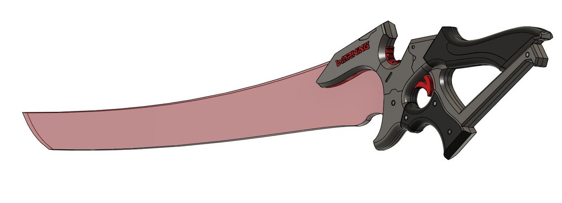 Cyberpunk LED Sword 3D Model STL - Etsy