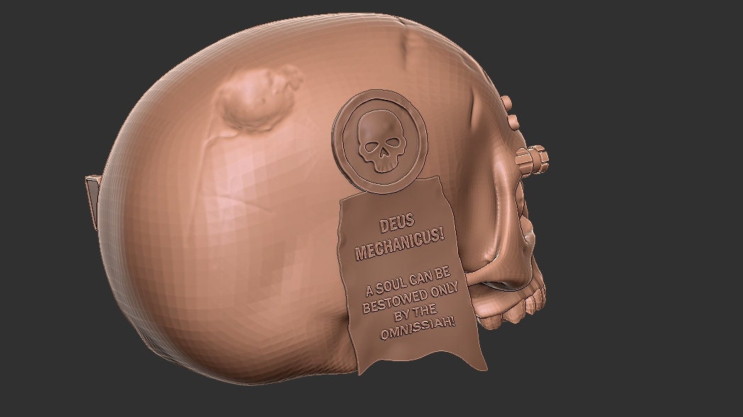 Imperial Servo Skull [3D STL] - Etsy