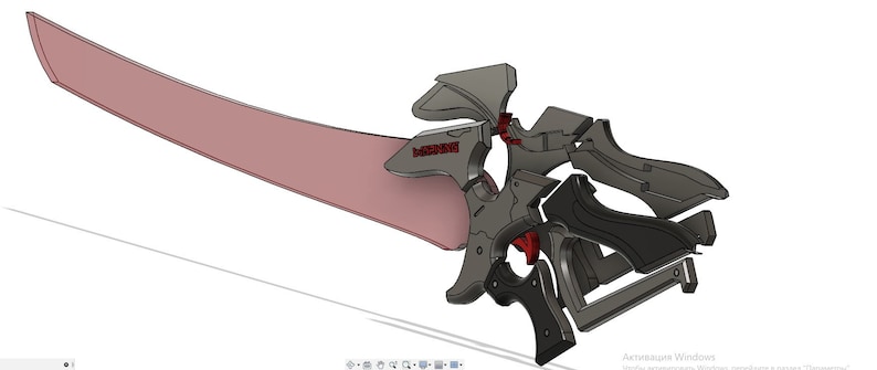 Cyberpunk LED Sword 3D Model STL - Etsy