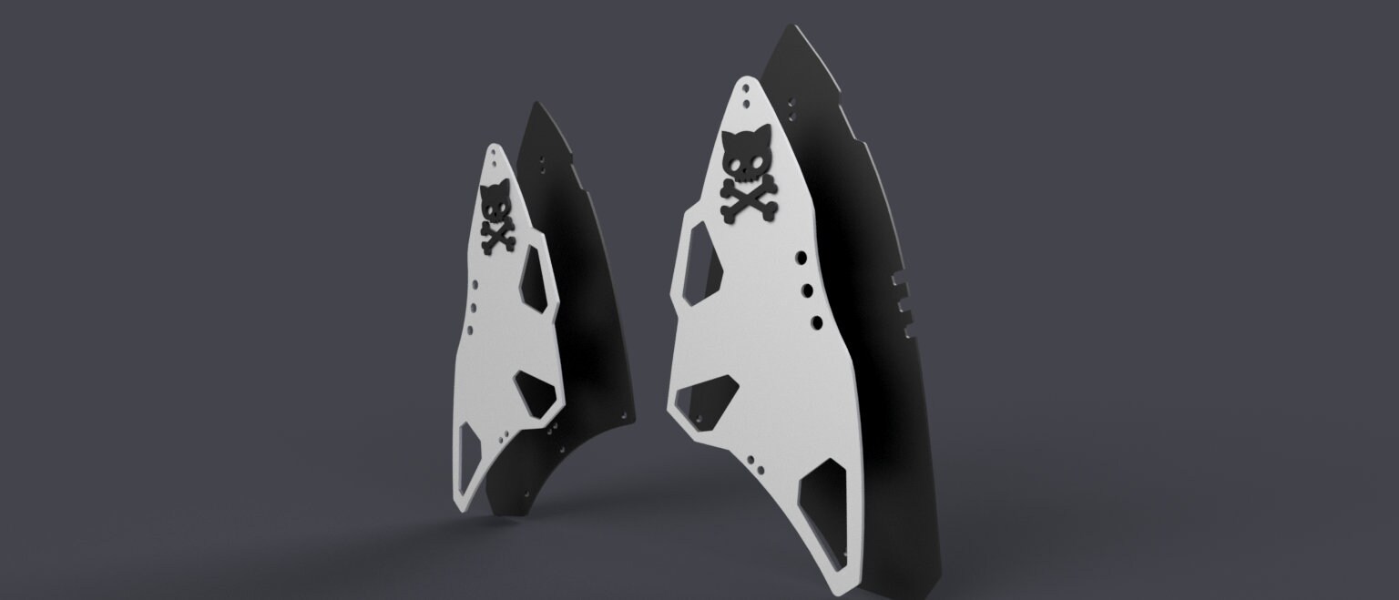 Cyberpunk Techwear Cat Ears and Eye Armor Patch [3D Model STL] - Etsy