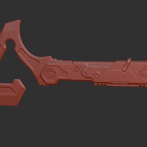Cyberpunk\techwear Cosplay Axe\tomahawk [3D Model Stl] - Etsy