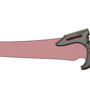 Cyberpunk LED Sword 3D Model STL - Etsy