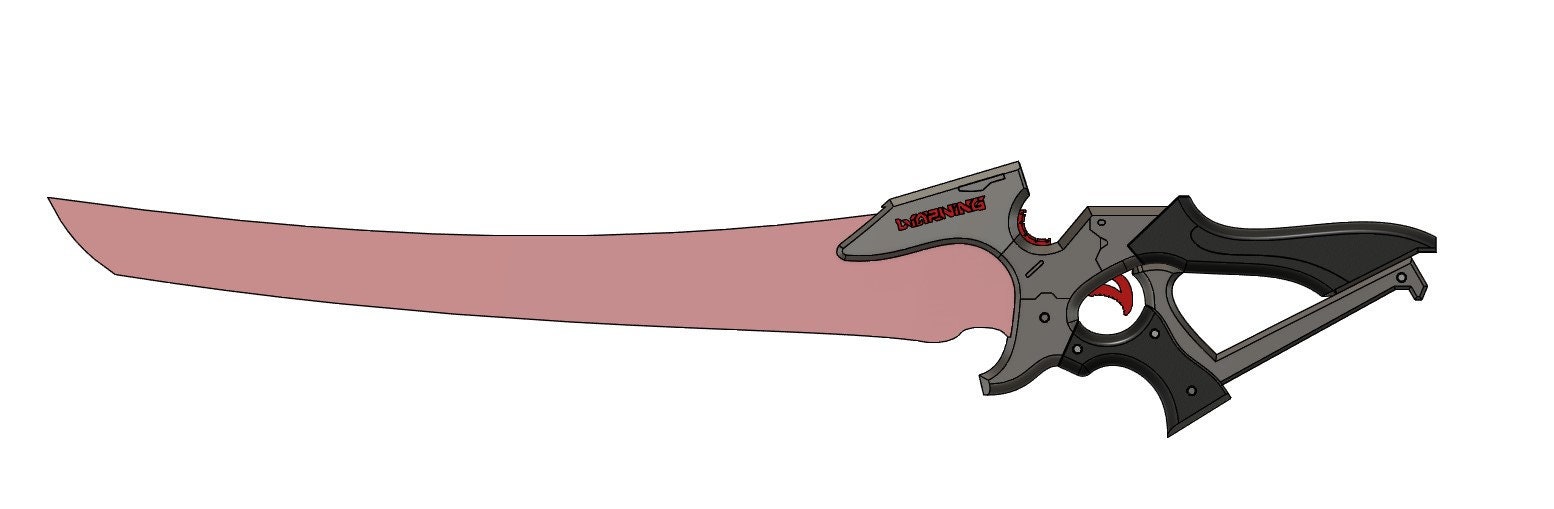 Cyberpunk LED Sword 3D Model STL - Etsy