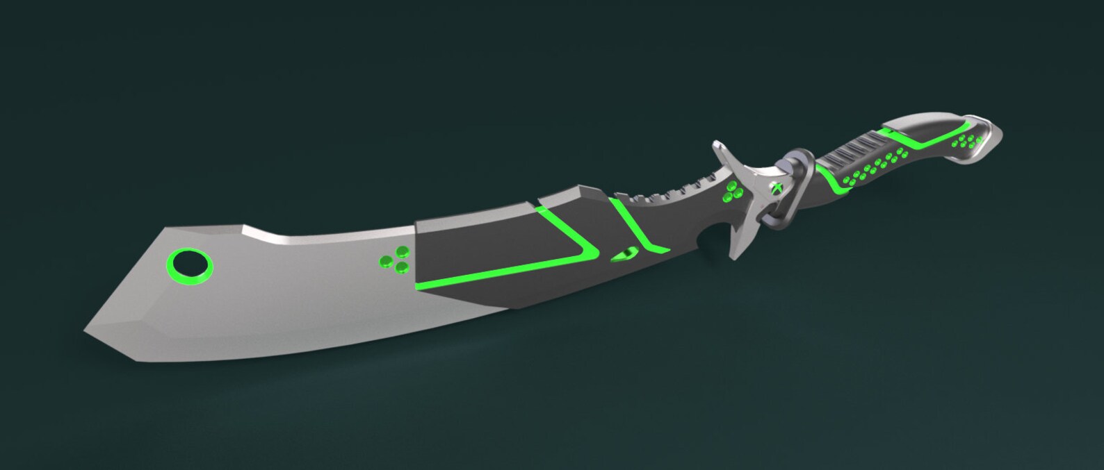 Cyberpunk Machete 3D STL - Etsy