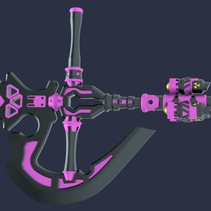 Cyberpunk Cosplay Axe [3D Model Stl] - Etsy