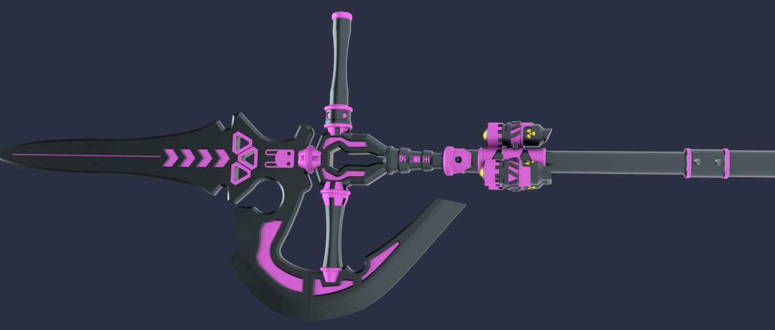 Cyberpunk Cosplay Axe 3D Model Stl - Etsy