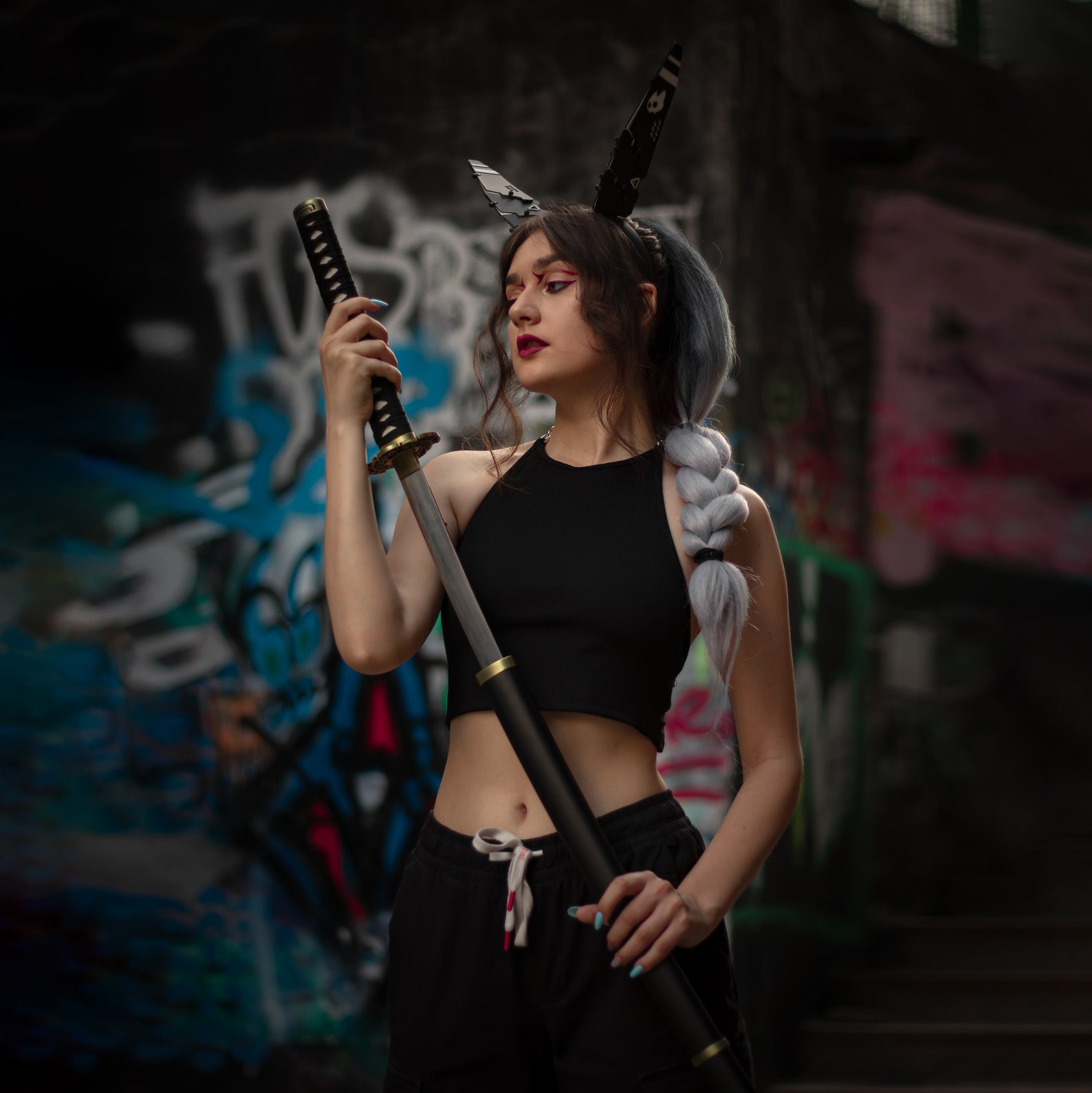 Cyberpunk Techwear Cat Bunny Ears 3D Model STL - Etsy