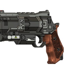 Cyberpunk Revolver Wingman B3 [3D STL] - Etsy